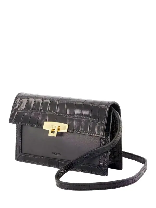Coperni Leather Cross Body Bag - Black