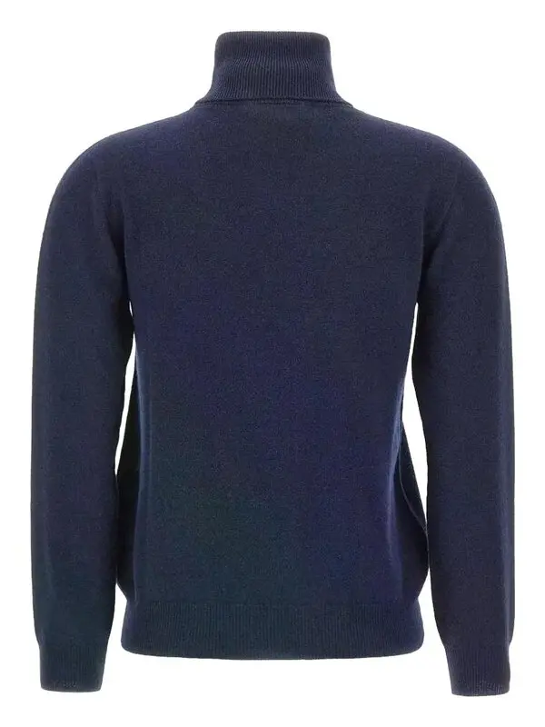 KANGRA Turtleneck Sweater - Blue