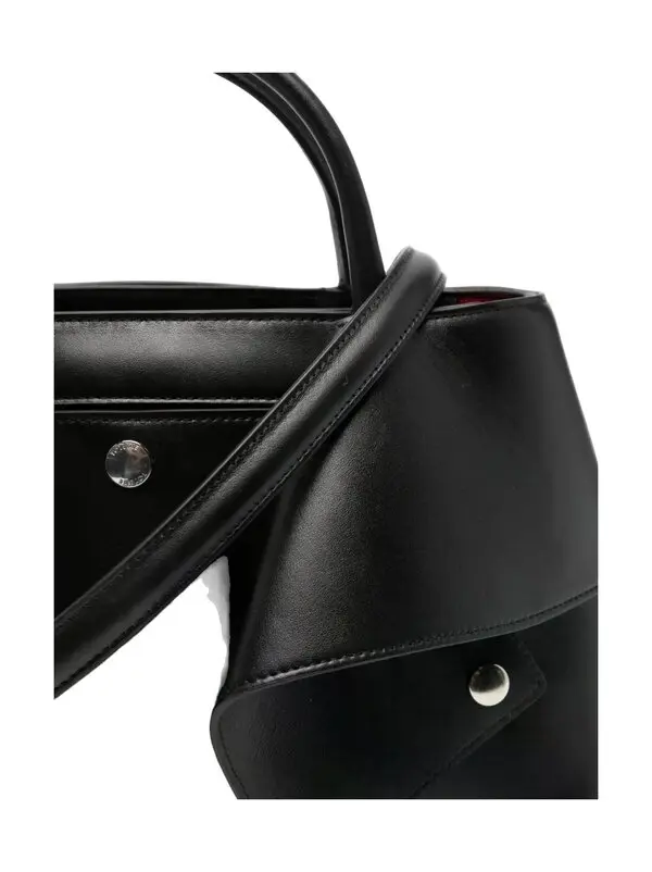 TOTEME Small Mercer Leather Tote Bag - Black