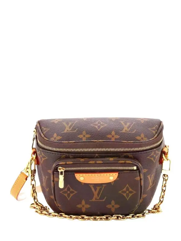 LOUIS VUITTON Monogram Mini Belt Bag - Brown