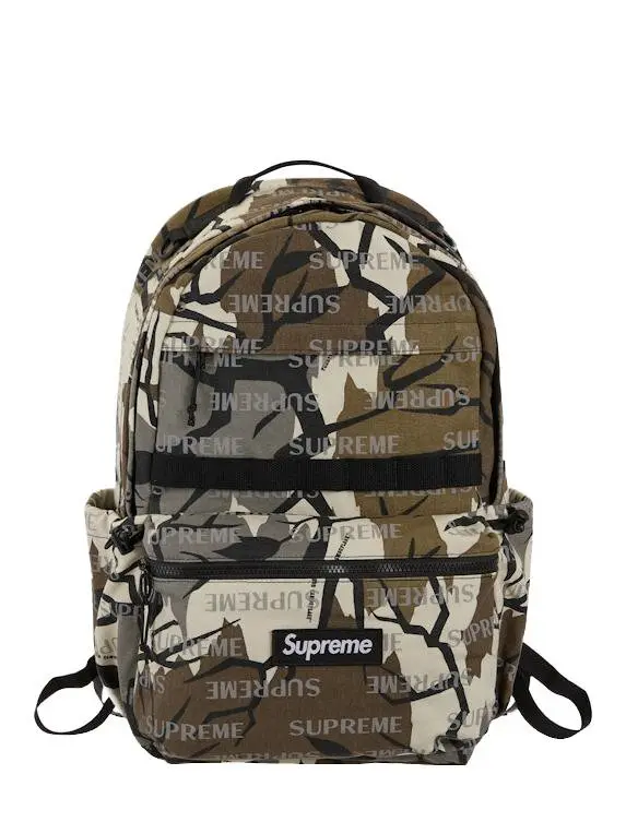 Supreme Camouflage Logo Backpack - Predator Camo