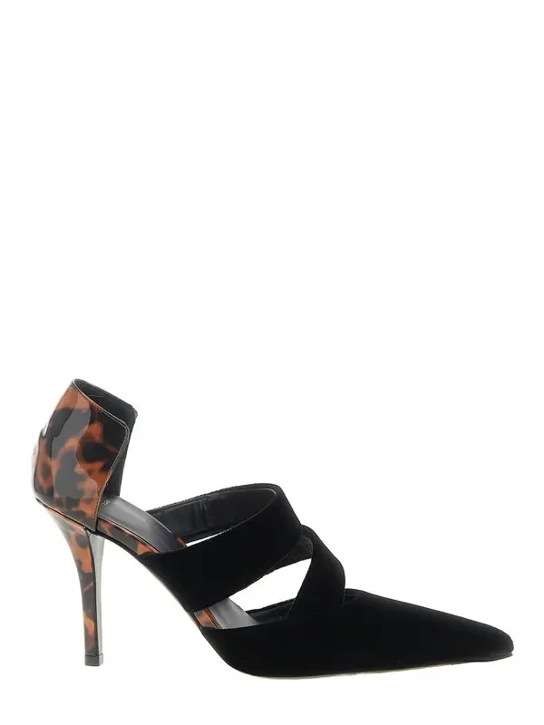Balmain Pumps With Tortoiseshell Detail - Black