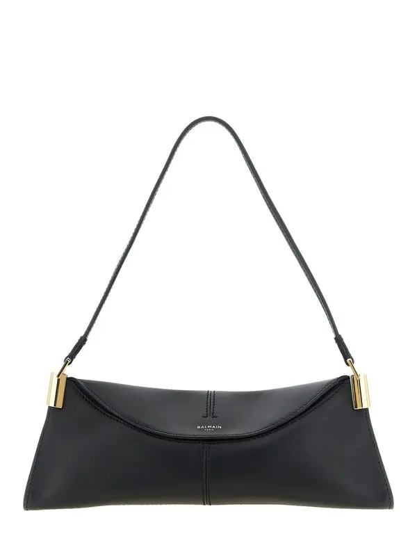 Balmain 64-83 Small Shoulder Bag - Black