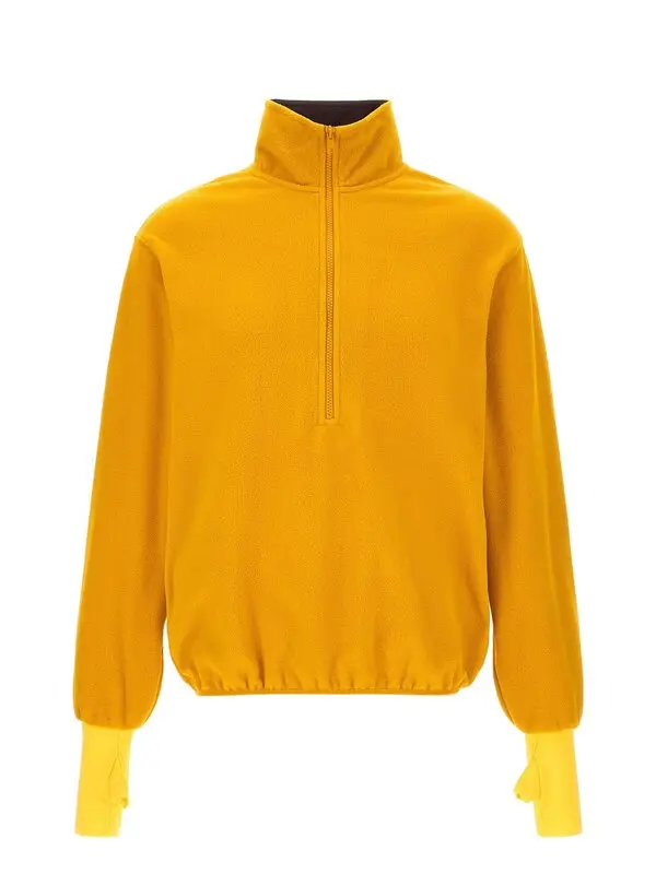 ENTIRE STUDIOS Shell Fleece Pullover' Fleece Sweatshirt - Yellow