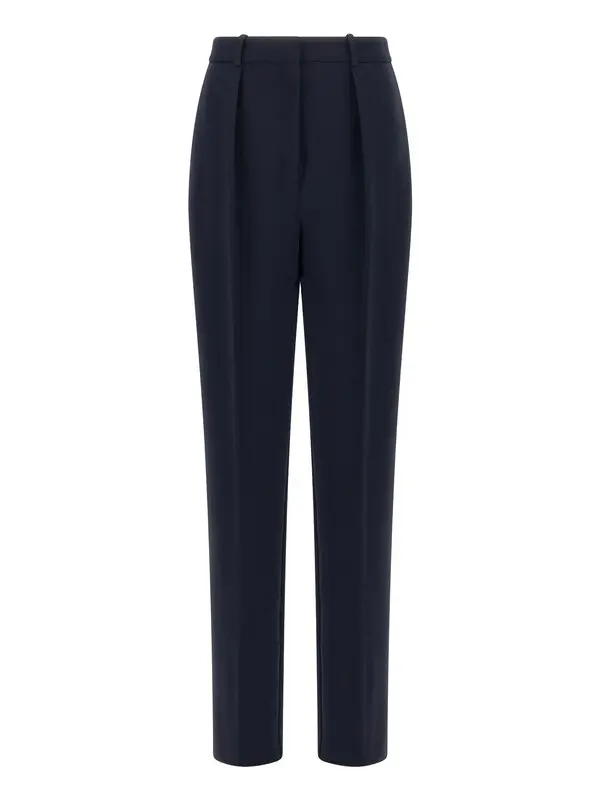 Elisabetta Franchi High-waisted Tailored Trousers - Blue