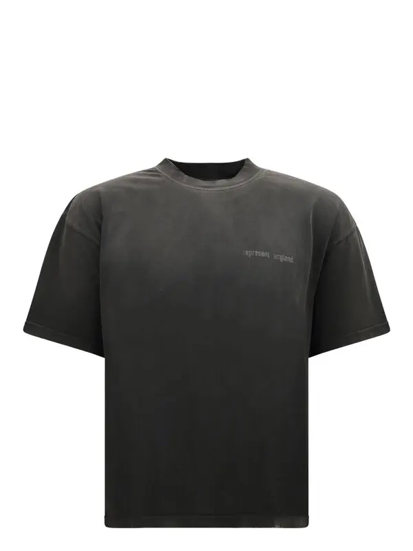 REPRESENT Resent Cotton T-shirt With Print Ale - Grey