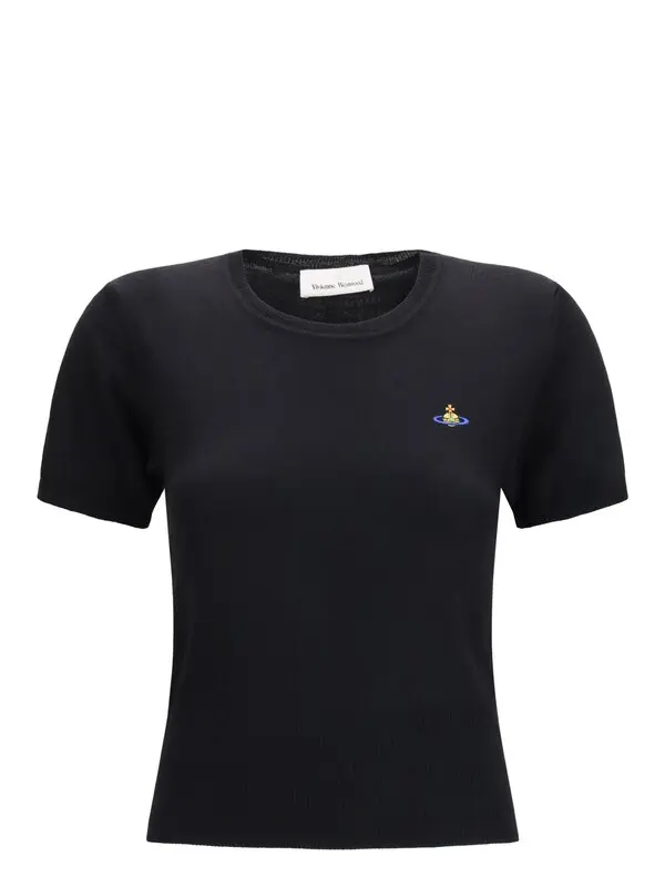 VIVIENNE WESTWOOD Bea Wool Top - Black