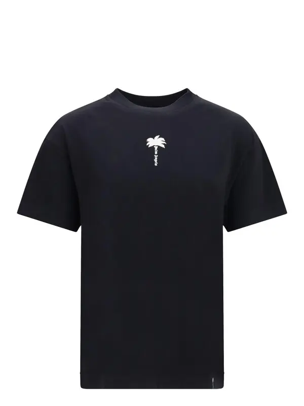 Palm Angels Palm Tree Statet T-shirt - Black
