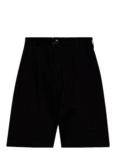 SERVICE WORKS Organic Cotton Gabardine Bermuda Shorts - Black
