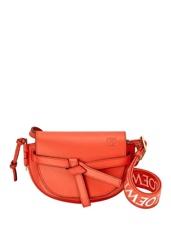 Loewe Gate Knot Mini Crossbody Bag - Orange