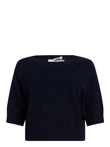 CARACTÈRE Midnight Viscose Blend Sweater - Blue