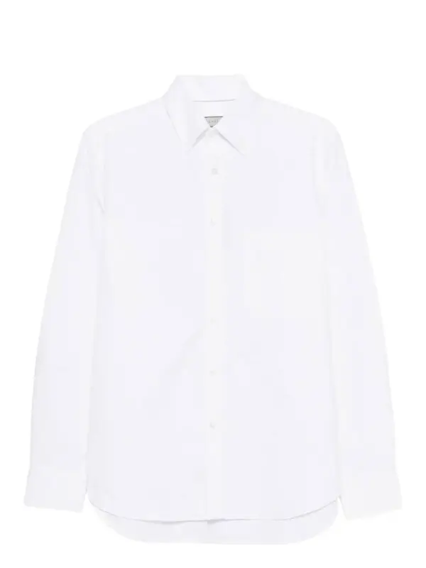 Canali Point-collar Shirt - White