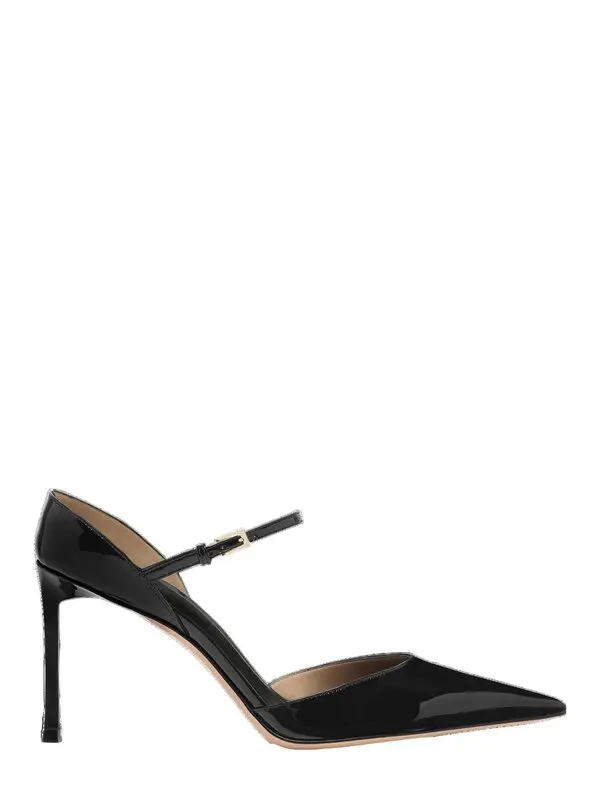 TOM FORD Patent Leather Vertigo Mary Jane Pump - Black