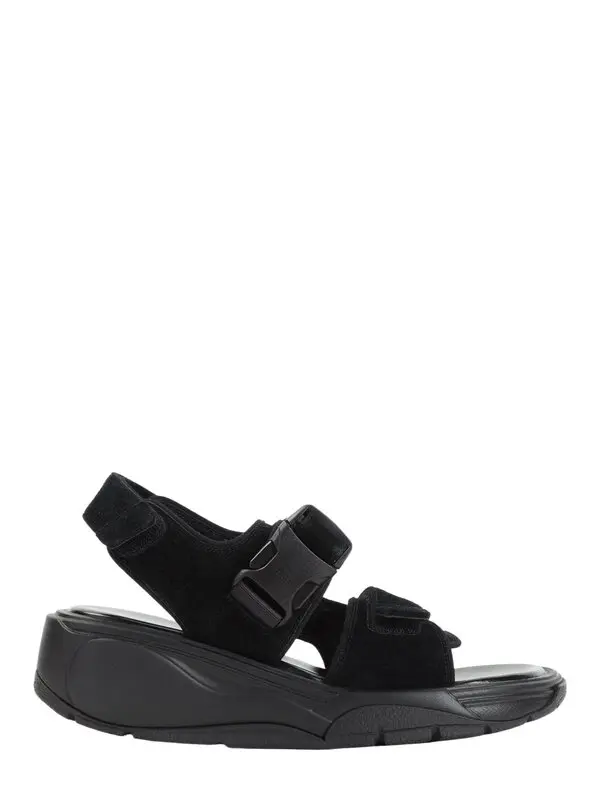 Phoebe Philo Platform Sports Sandals - Black
