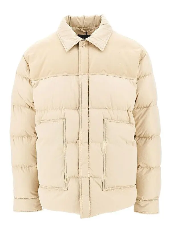 Herno Cotton-blend Down Jacket - Beige