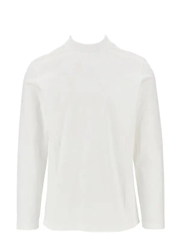 Brunello Cucinelli Long-sleeved Cotton T-shirt An - White