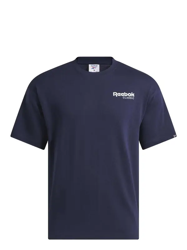 REEBOK Relaxed Logo T-shirt - Vector Navy