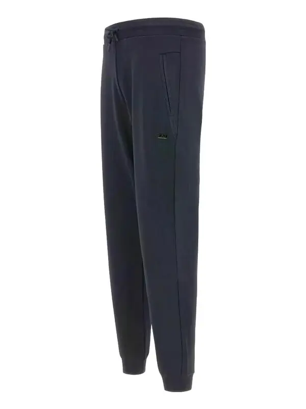 EA7 Drawstring-waist Track Pants - Blue