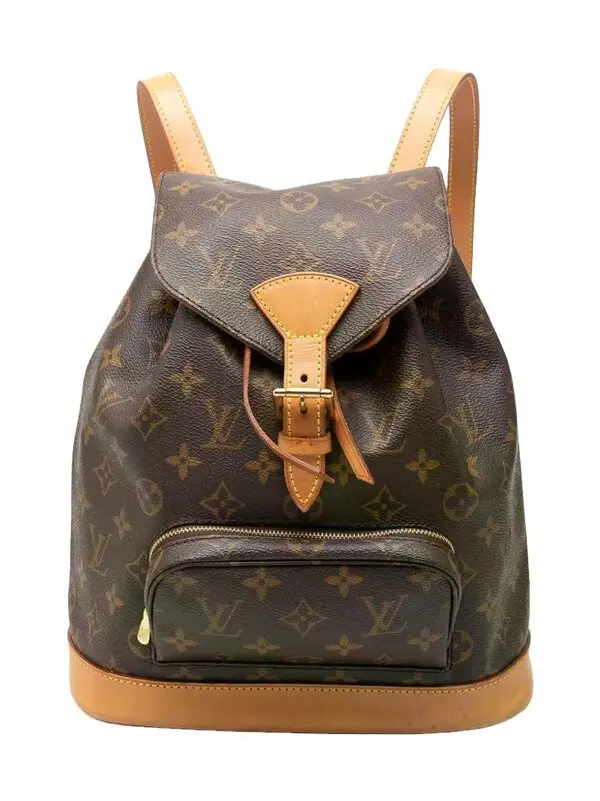 LOUIS VUITTON Monogram Montsouris Mm Backpack - Brown