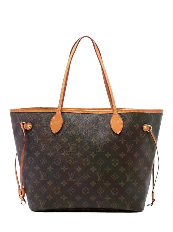 LOUIS VUITTON Monogram Neverfull Mm Tote Bag - Brown