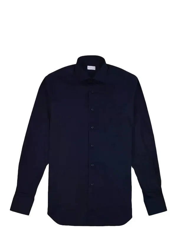 XACUS Long-sleeve Button-down Shirt - Blue