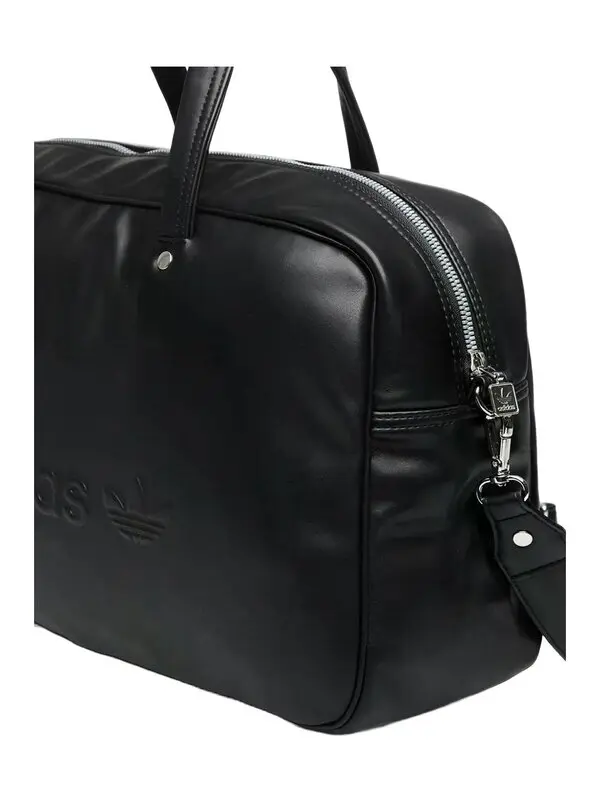 Adidas Logo Debossed Holdall Bag - Black