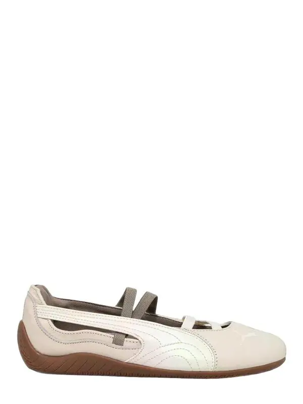 PUMA Speedcat Ballet Flats With Elastic Straps - Neutrals