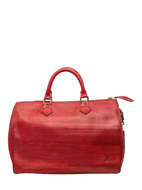 LOUIS VUITTON Epi Speedy 35 Boston Bag - Red