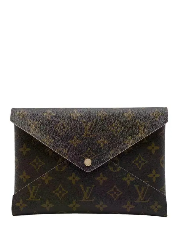 LOUIS VUITTON Monogram Pochette Kirigami Gm Clutch Bag - Brown