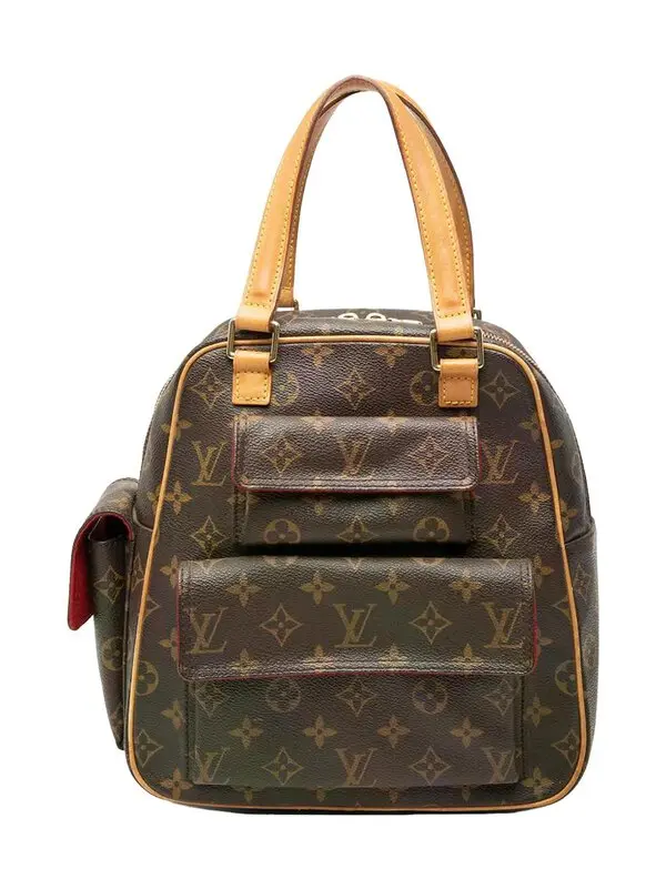 LOUIS VUITTON Excentri Cite Monogram Canvas Handbag - Brown