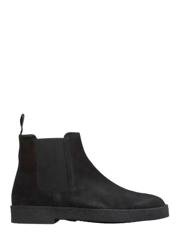 COMMON PROJECTS Suede Chelsea Boots - Black