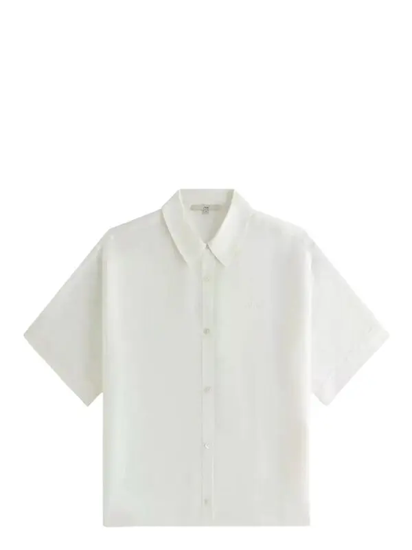 Kith Isla Linen Short-sleeve Shirt - White