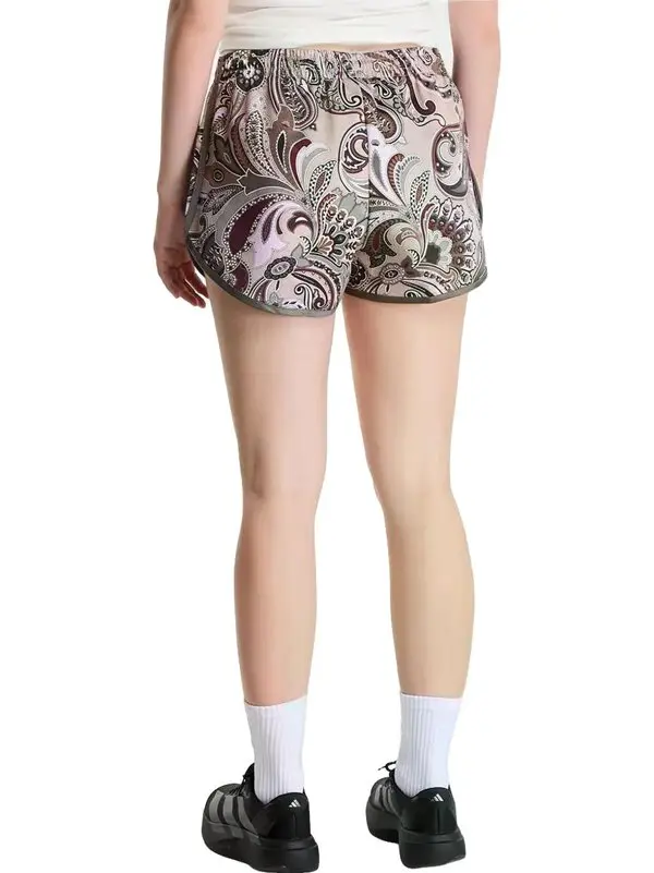 Adidas X Liberty London Paisley Print Sprinter Shorts - Neutrals
