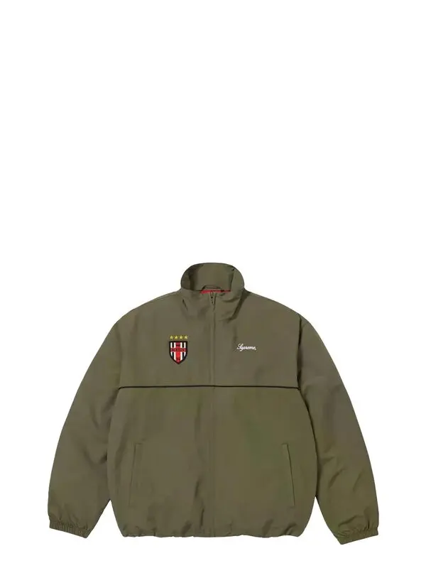 Supreme Cross Logo-print Track Jacket - Green