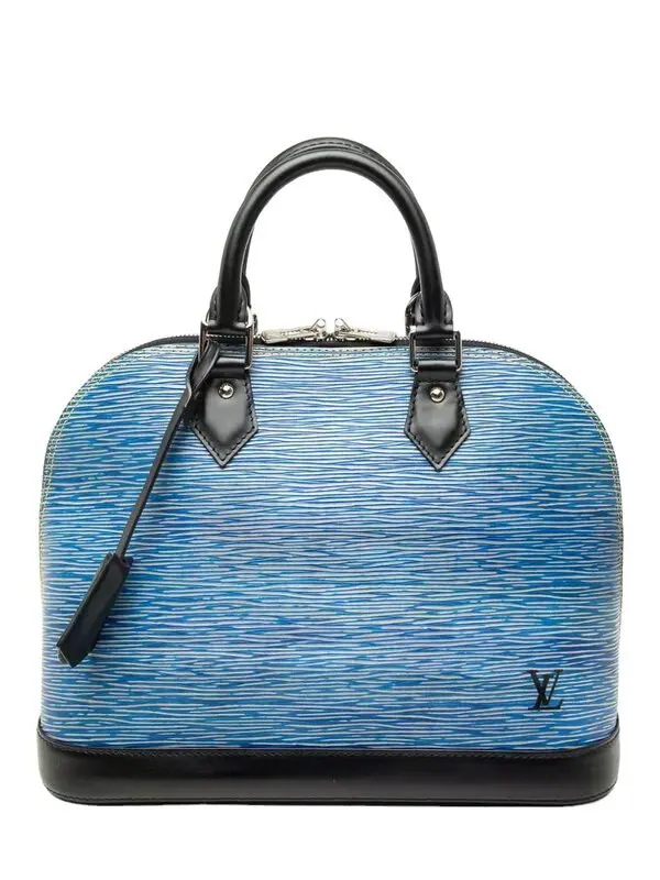 LOUIS VUITTON Epi Denim Alma Pm Handbag - Blue