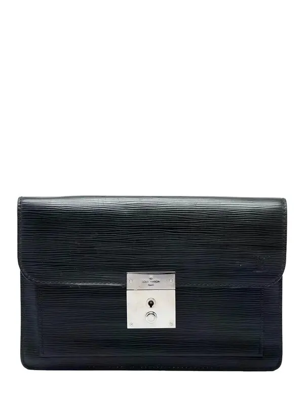LOUIS VUITTON Epi Neo Belaia Clutch Bag - Black
