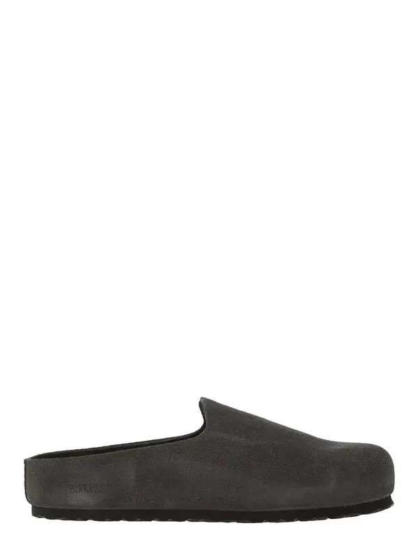 BIRKENSTOCK Amsterdam Wrapped Suede Slip-on Mules - Grey
