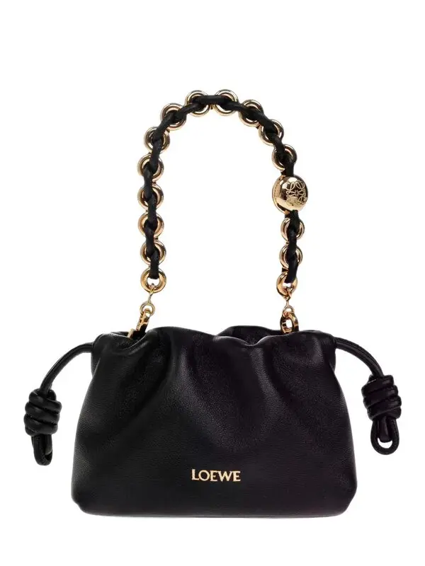 Loewe Nano Flamenco Shoulder Bag - Black