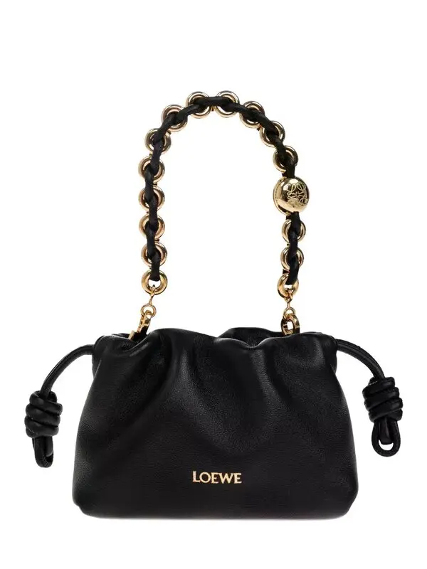 Loewe Nano Flamenco Shoulder Bag - Black