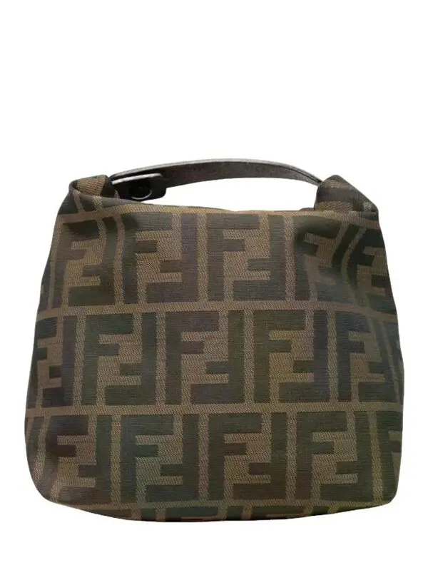 Fendi Zucca Canvas Handbag - Brown