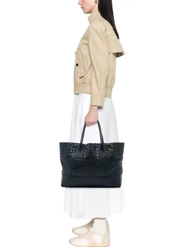 Bottega Veneta Nappa Intrecciato Tote Bag - Black
