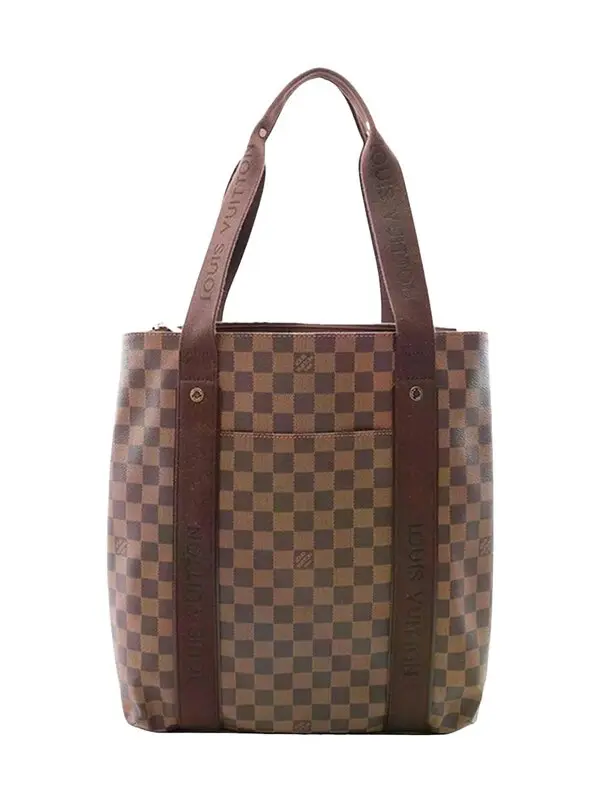 LOUIS VUITTON Damier Ebene Cabas Beaubourg Tote Bag - Brown