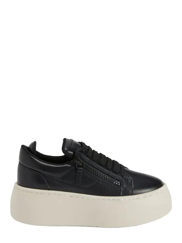 GIUSEPPE ZANOTTI Maxi Lace-up Sneakers - Black