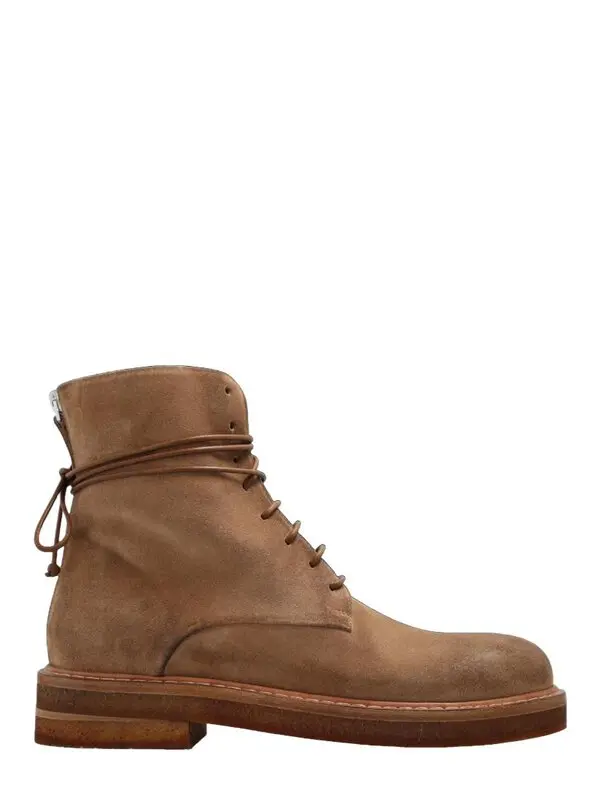 Marsèll Round-toe Lace-up Ankle Boots - Brown