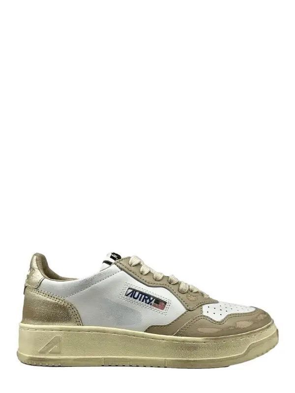 AUTRY Medalist Super Vintage Low-top Sneakers - Nude