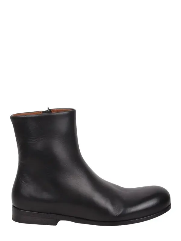 Marsèll Capozucca Round-toe Zip Up Ankle Boots - Black