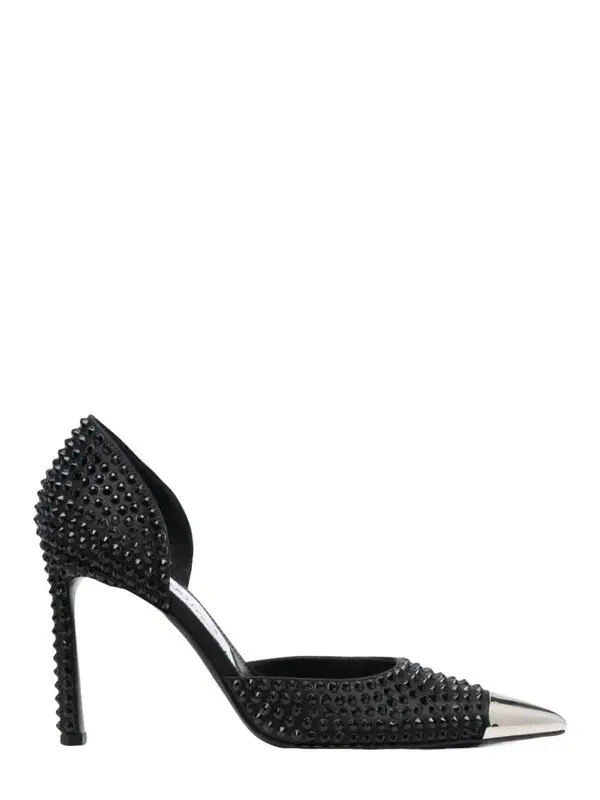 SERGIO ROSSI Dagger 90mm Metal-toecap Pumps - Black