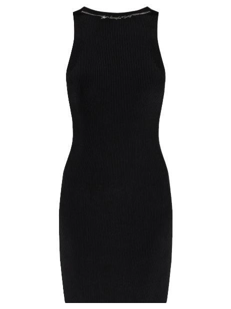 DIESEL® Knitted Sleeveless Mini Dress - Black