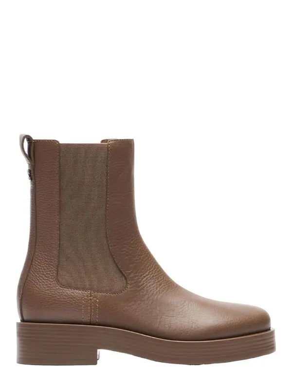 Casadei Charlie Platform Ankle Boots - Brown