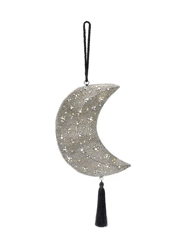SIMONMILLER Beaded Crescent Wristlet - Black/silver